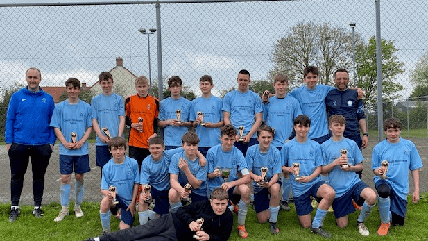 Timsbury U15 bag Midsomer Norton & District Youth Football League Cup ...