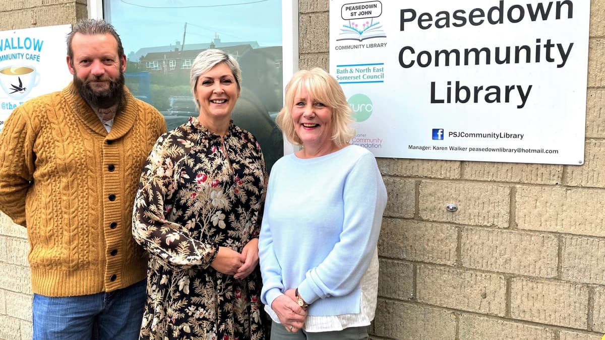 Peasedown community library secures £2,000 grant to safeguard its ...
